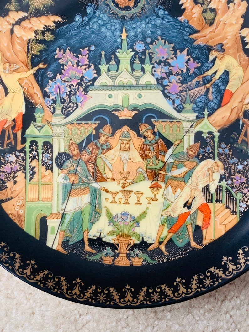 Russian Legends Plate / Russian Fairy Tale / Russian - Etsy España