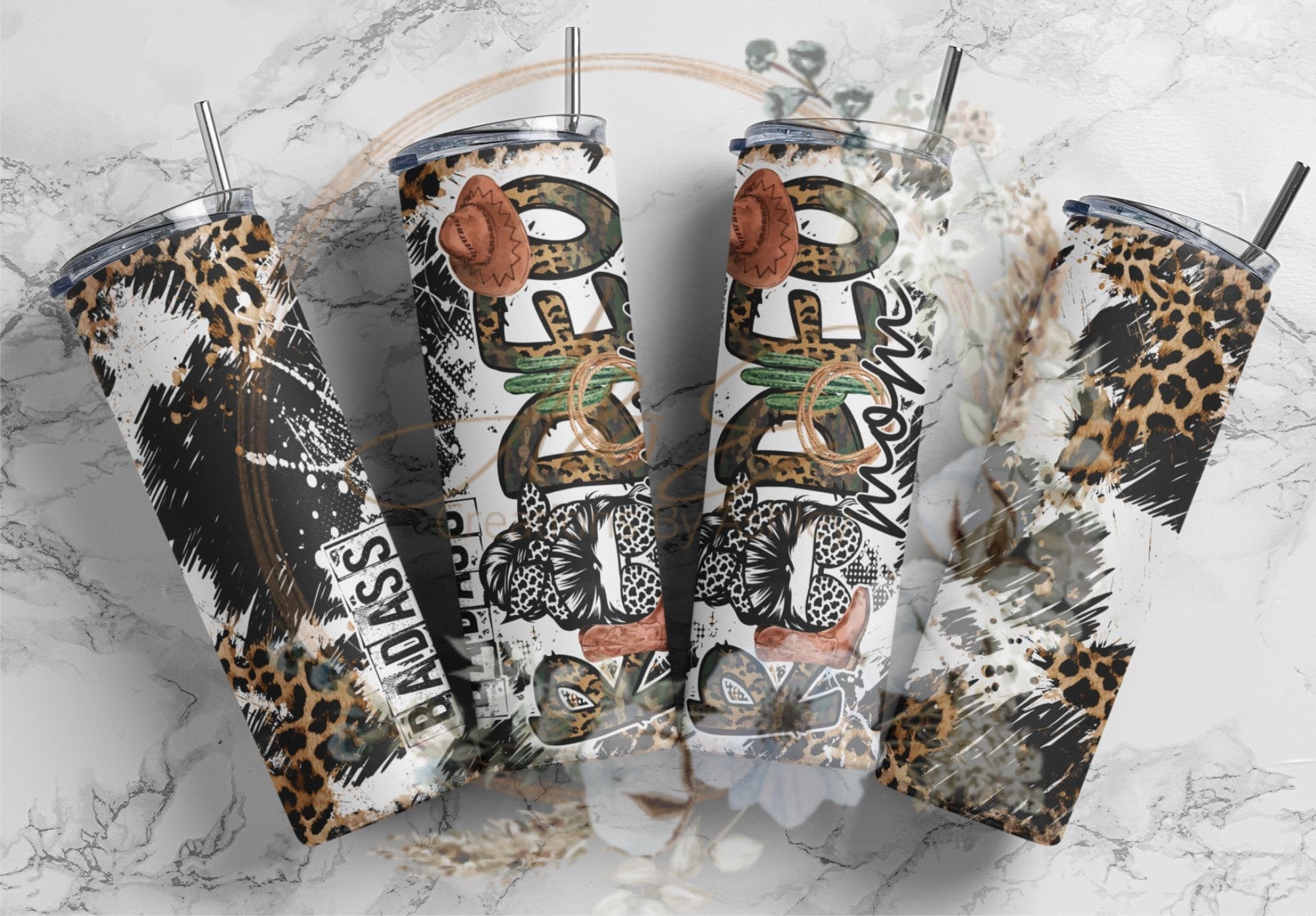 20 Oz Basass Rodeo Mom Tumbler Wrap, PNG, Instant Download, Sublimation ...