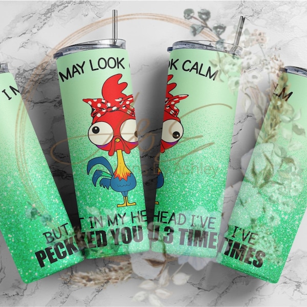 I May Look Calm Tumbler - Etsy