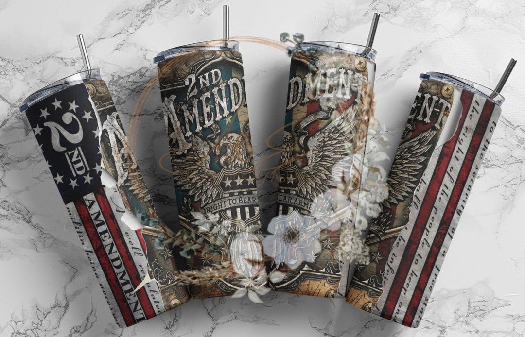 20 Oz 2nd Amendment Tumbler Wrap, PNG, Instant Download, Sublimation ...