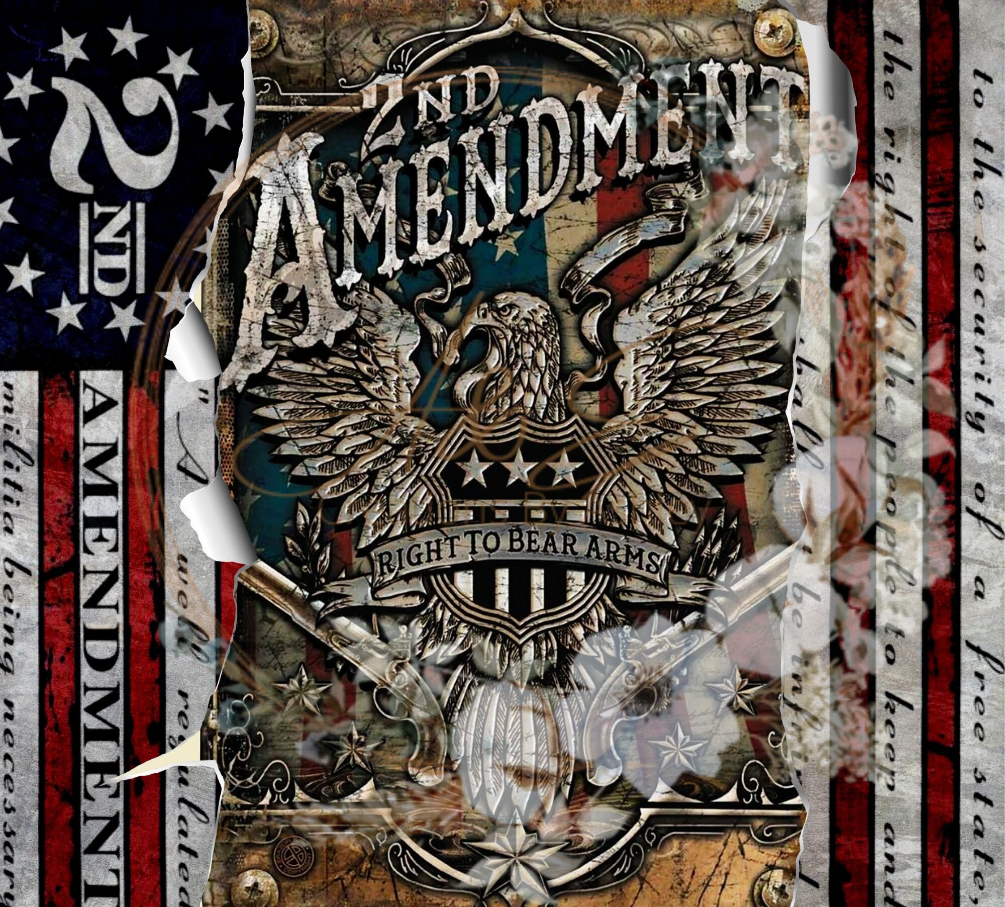 20 Oz 2nd Amendment Tumbler Wrap, PNG, Instant Download, Sublimation ...