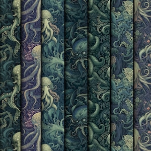 Eldritch Dreams Digital Paper Pack | Seamless Patterns | Instant ...