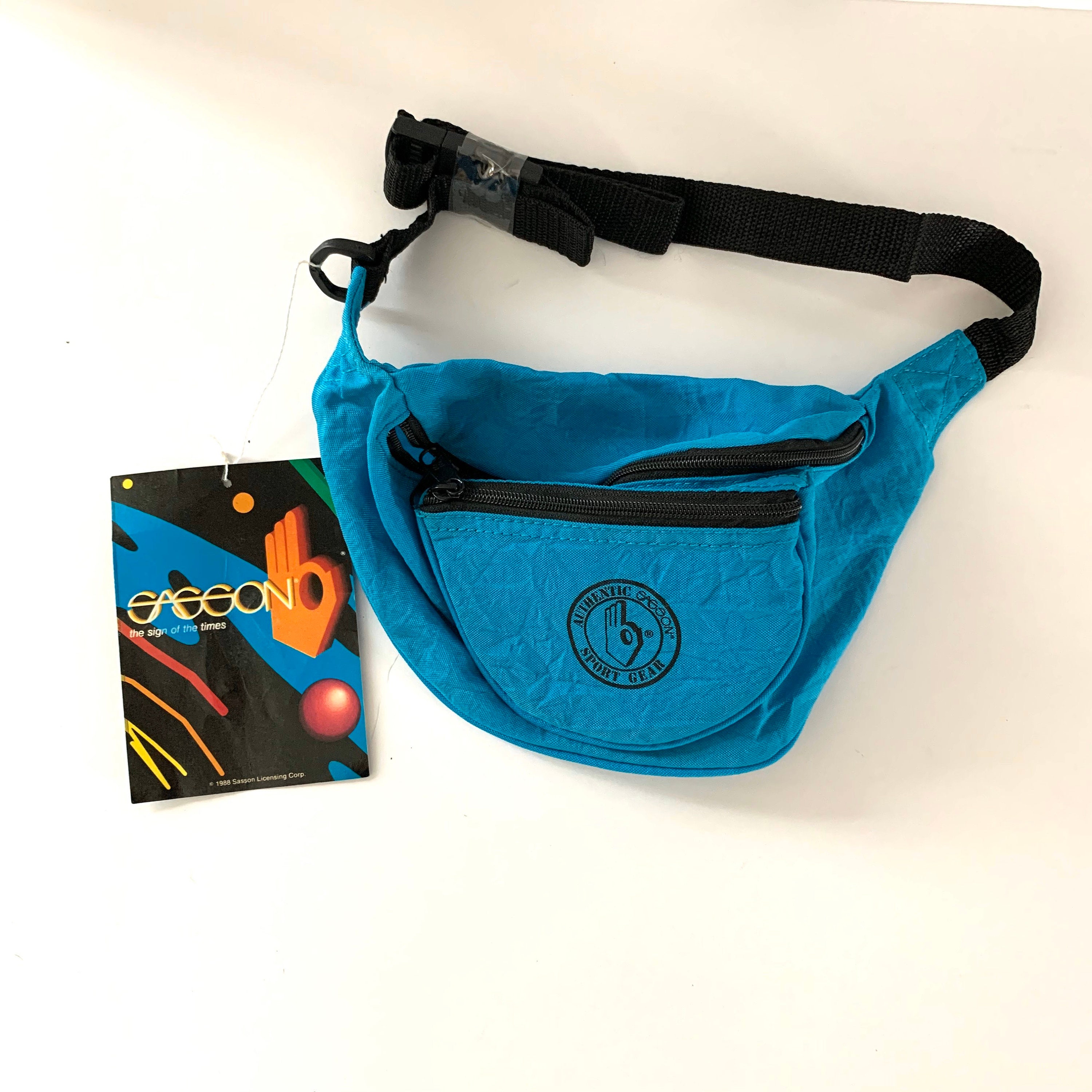 Vintage Fanny Pack New With Tags / Sasson Electric Blue 80s Accessories ...