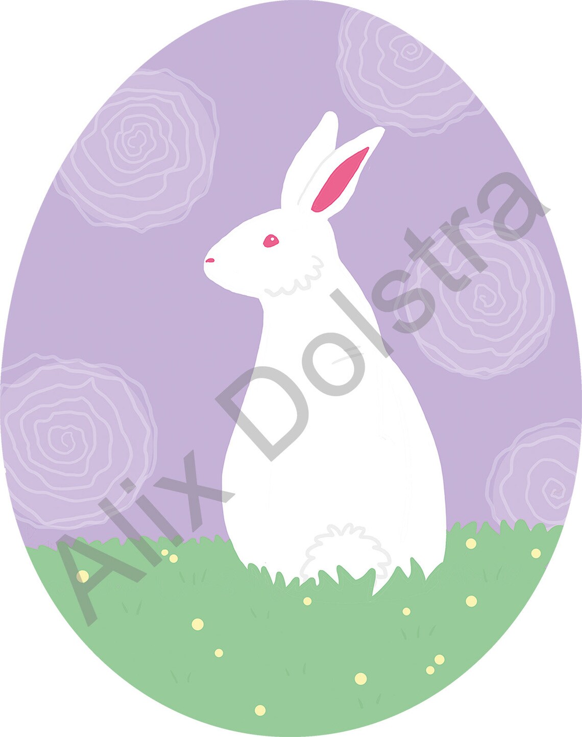 Pink Easter Egg Set, PNG, PSD Clip Art Set - Etsy