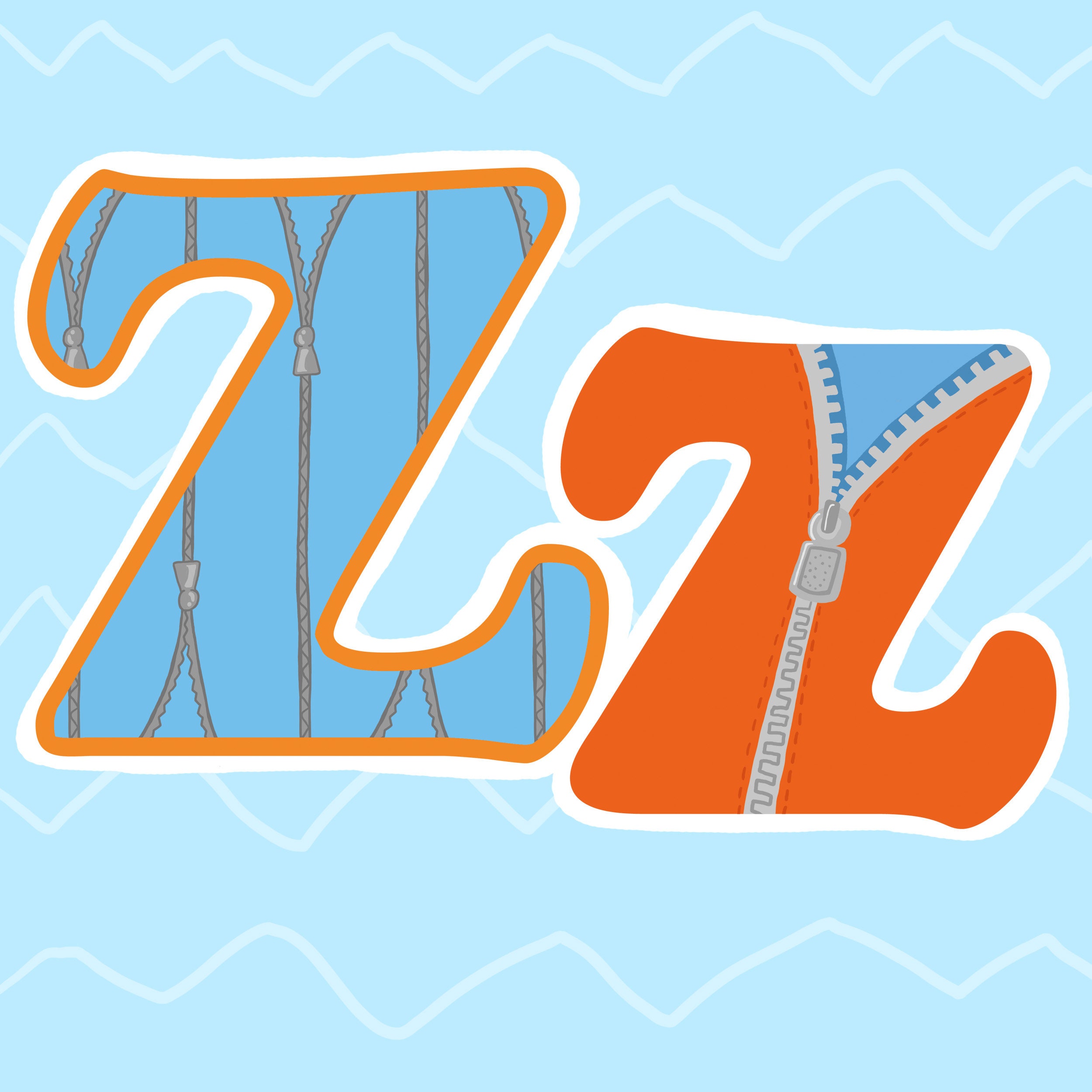 Z is for Zipper, Alphabet Letter, PNG Clip Art, Educational Resource ...
