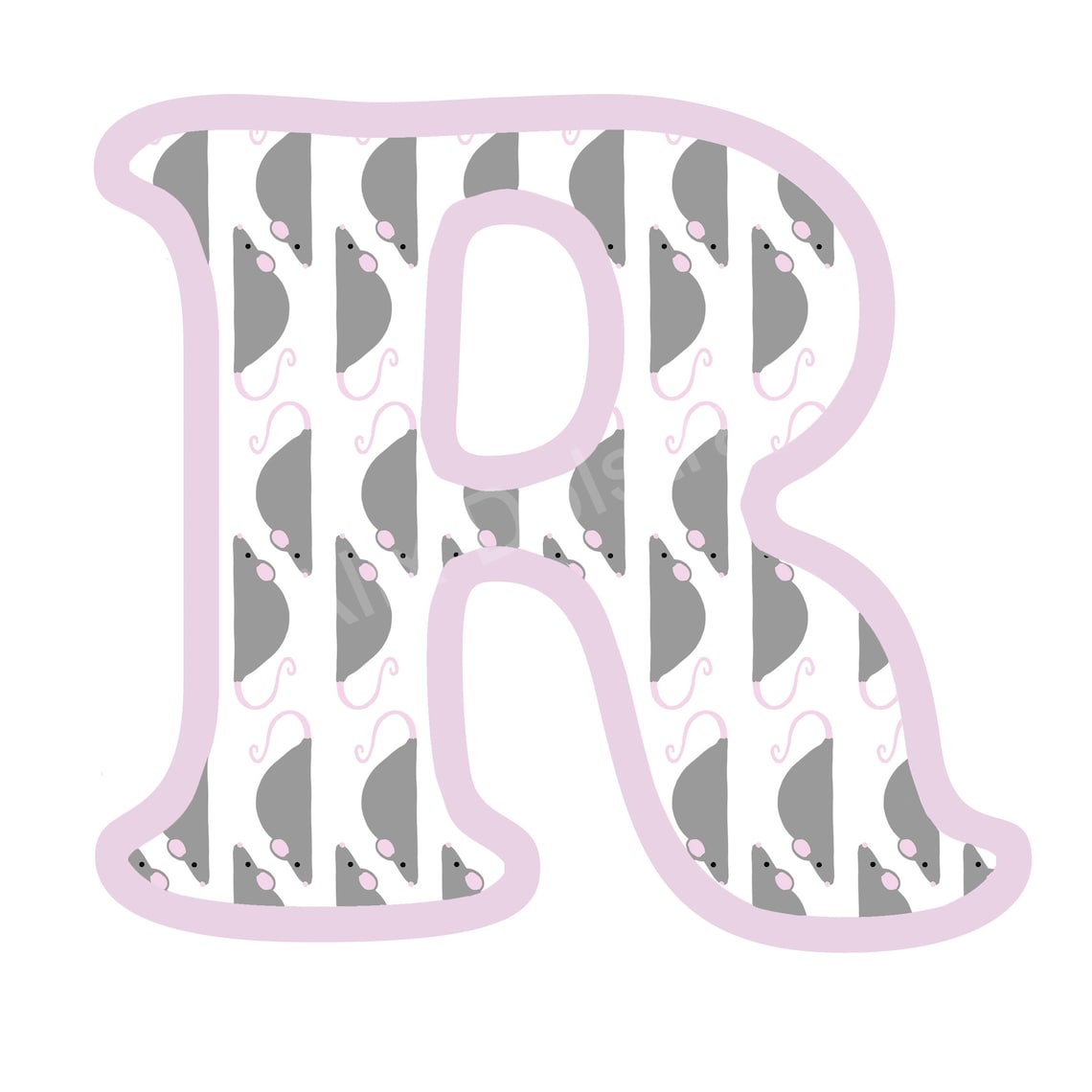 R is for Rat, Alphabet Learning Letter, Educational PNG Clip Art Set - Etsy