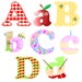 A to Z PNG Alphabet Clip Art Set, Educational, Decorative, Digital ...