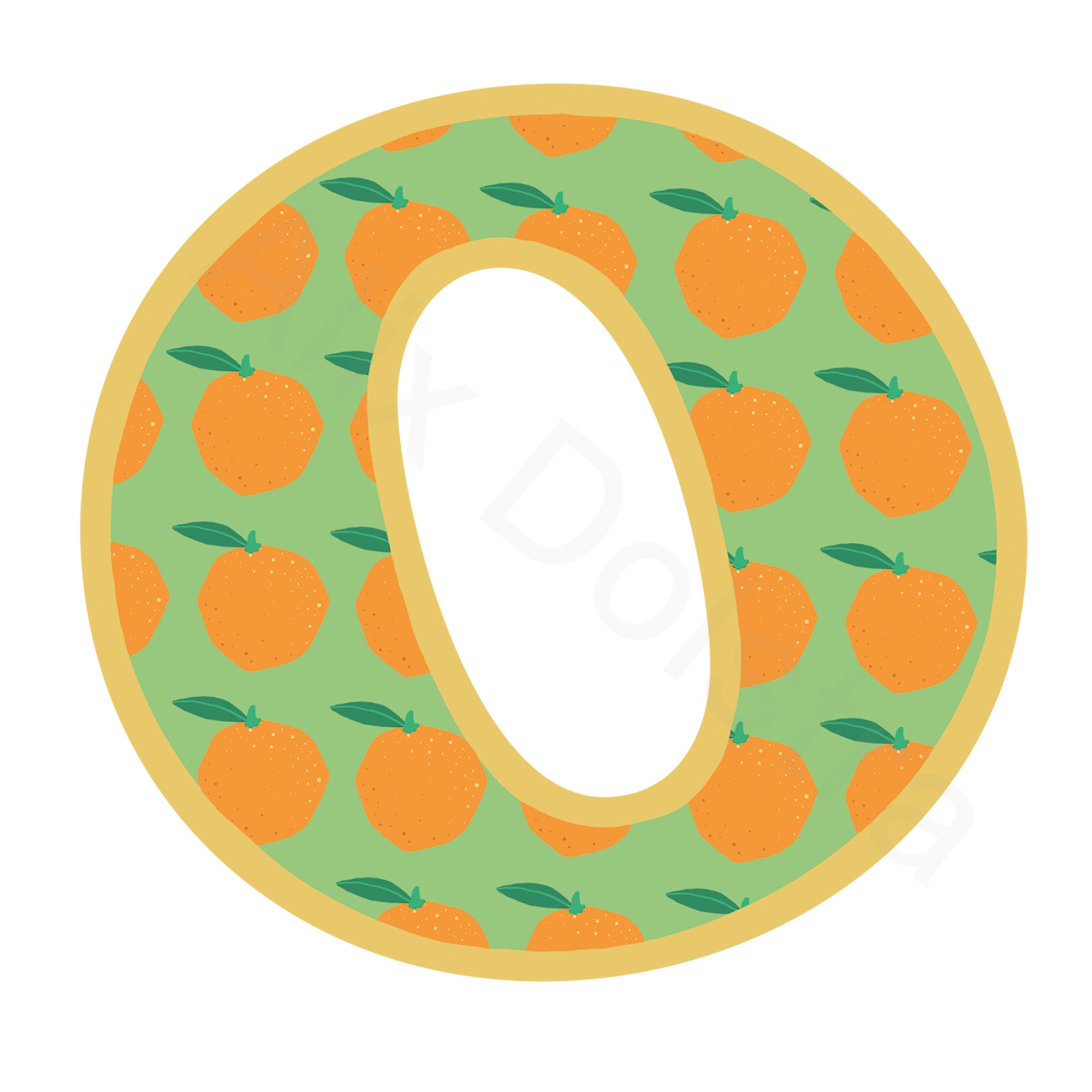 O is for Orange, PNG Clip Art Set, Alphabet Letter, Educational ...