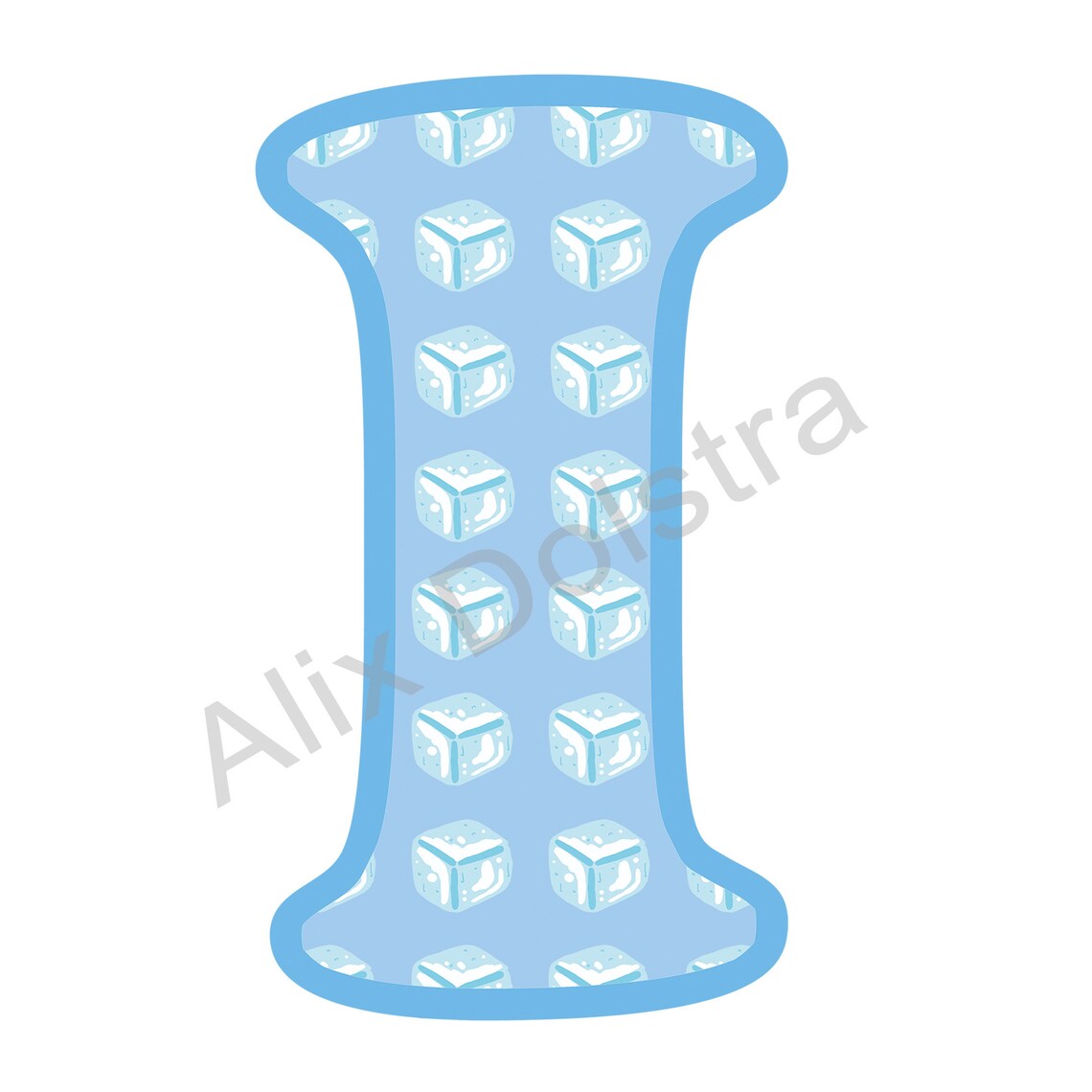 I is for Igloo, PNG Clip Art Set, Alphabet Letters, Learning for Kids ...