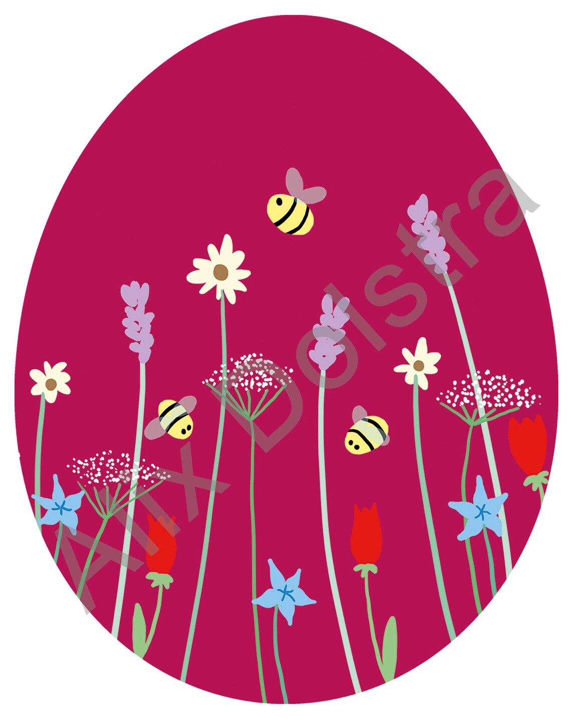 Pink Easter Egg Set, PNG, PSD Clip Art Set - Etsy