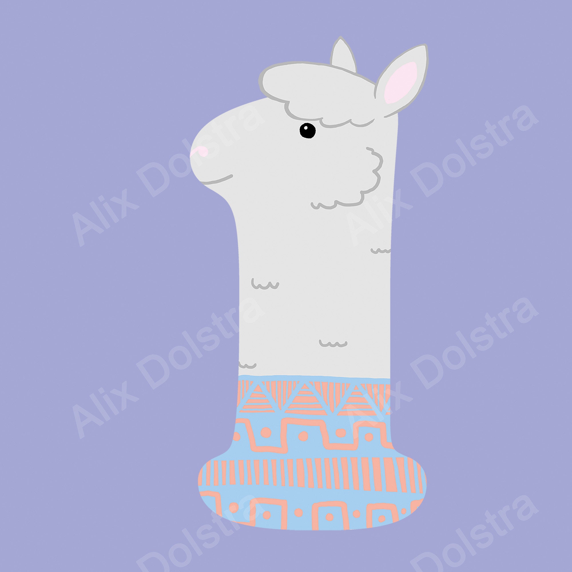 L is for Llama, PNG Clip Art Set, Digital Download, Learning for Kids ...