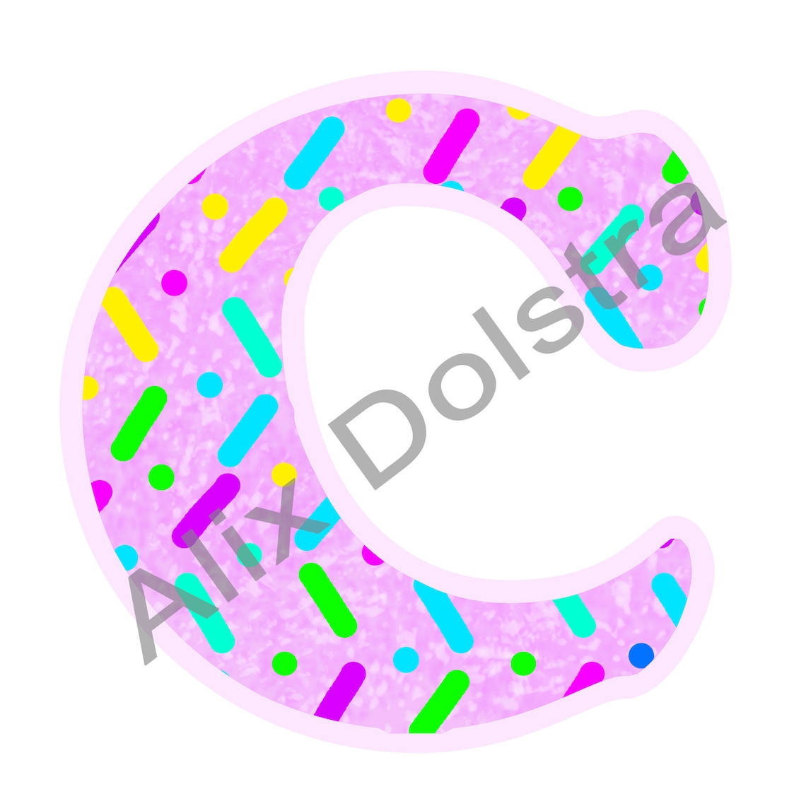 C is for Cake, PNG Clip Art Set, Alphabet Letters, Learning for Kids ...