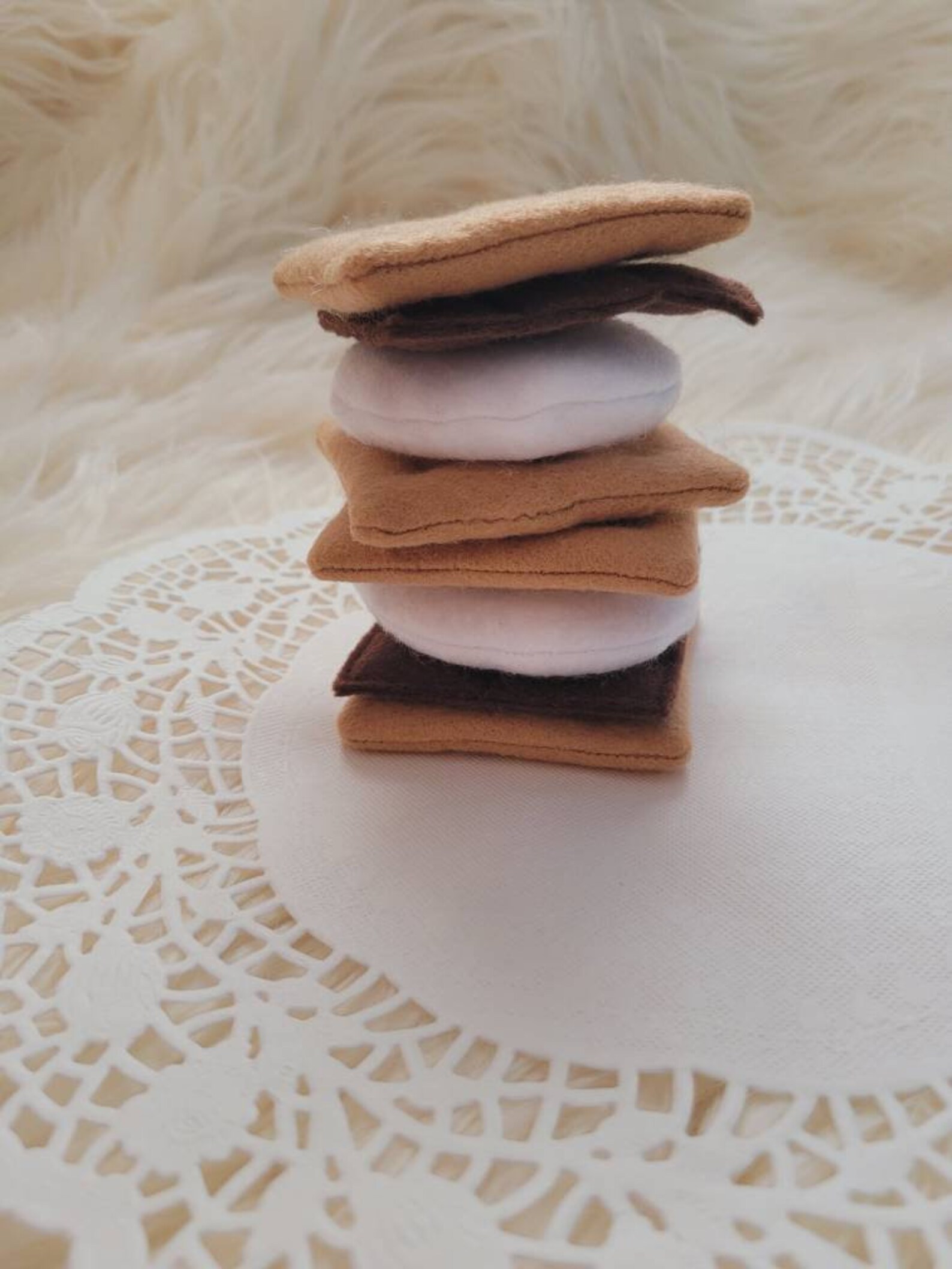 Felt S'mores Set of 2 Felt Food Felt Camping Food - Etsy