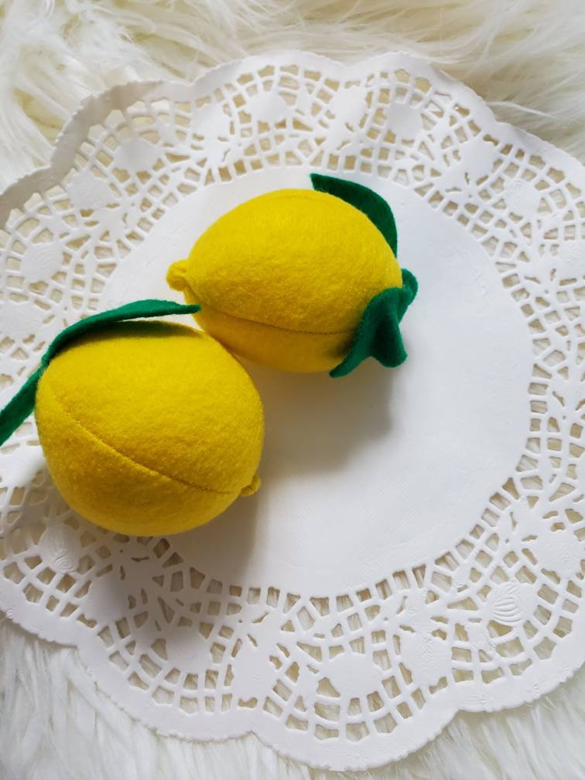 Felt Lemon. Felt Fruits Felt Food - Etsy
