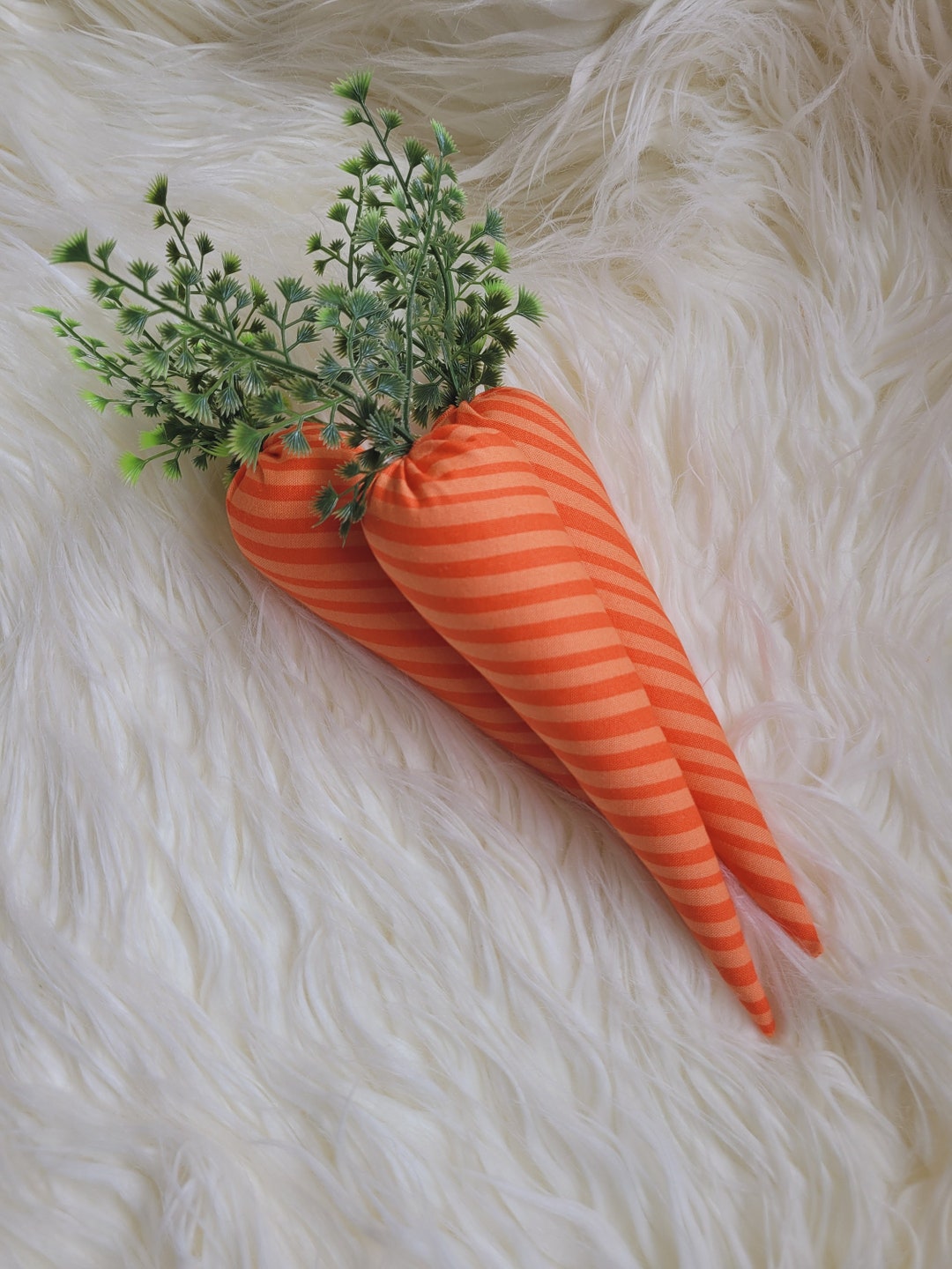 Fabric Easter Carrots, Farmhouse Decor, Easter Decor, Spring Decor ...