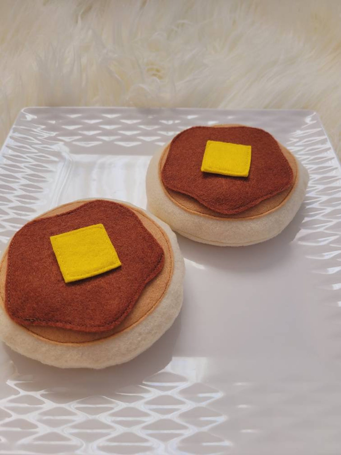 Felt Pancakes Felt Breakfast Set Felt Pancake Stack Felt - Etsy