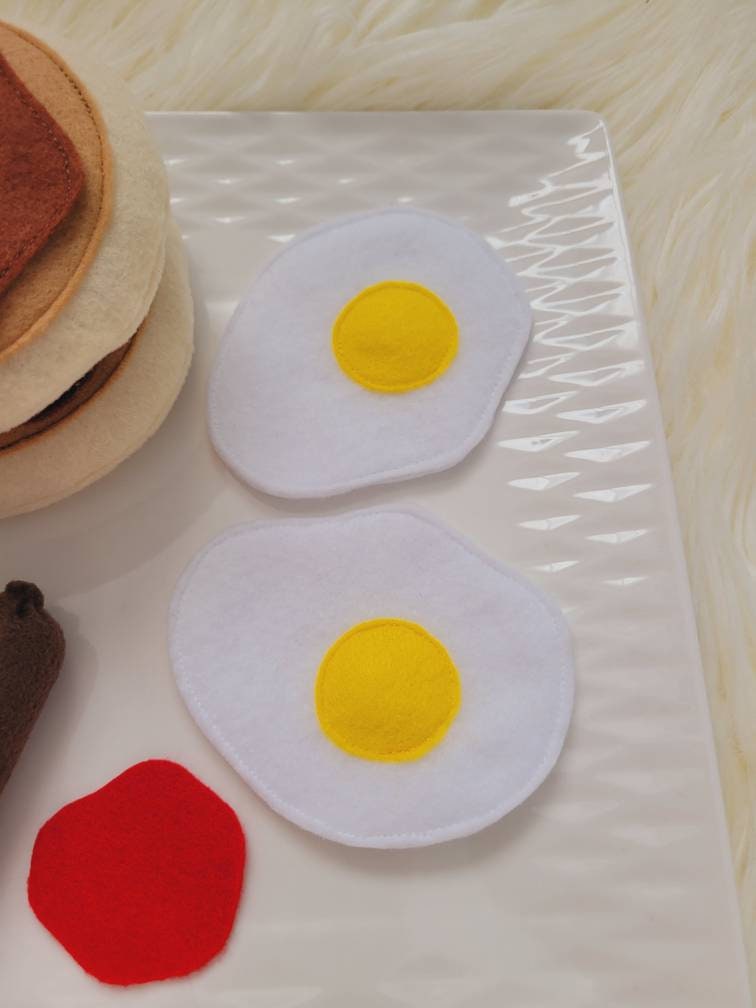 Felt Breakfast Set Felt Food Felt Pancakes Felt Sausage - Etsy