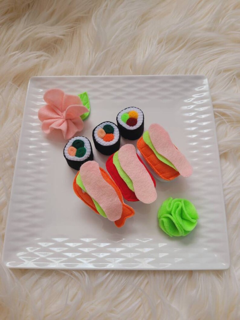 Felt Sushi Set Felt Food - Etsy