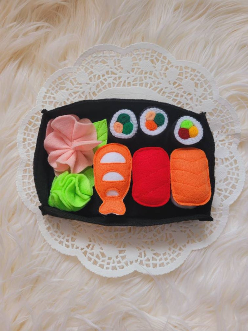 Felt Sushi Set Felt Food - Etsy