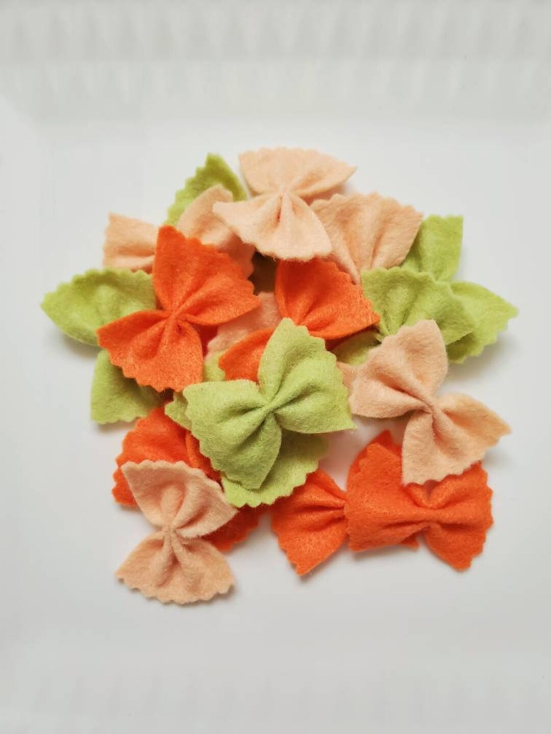 Felt Bow Tie Pasta , Felt Pasta , Felt Food, Felt Dinner Set - Etsy