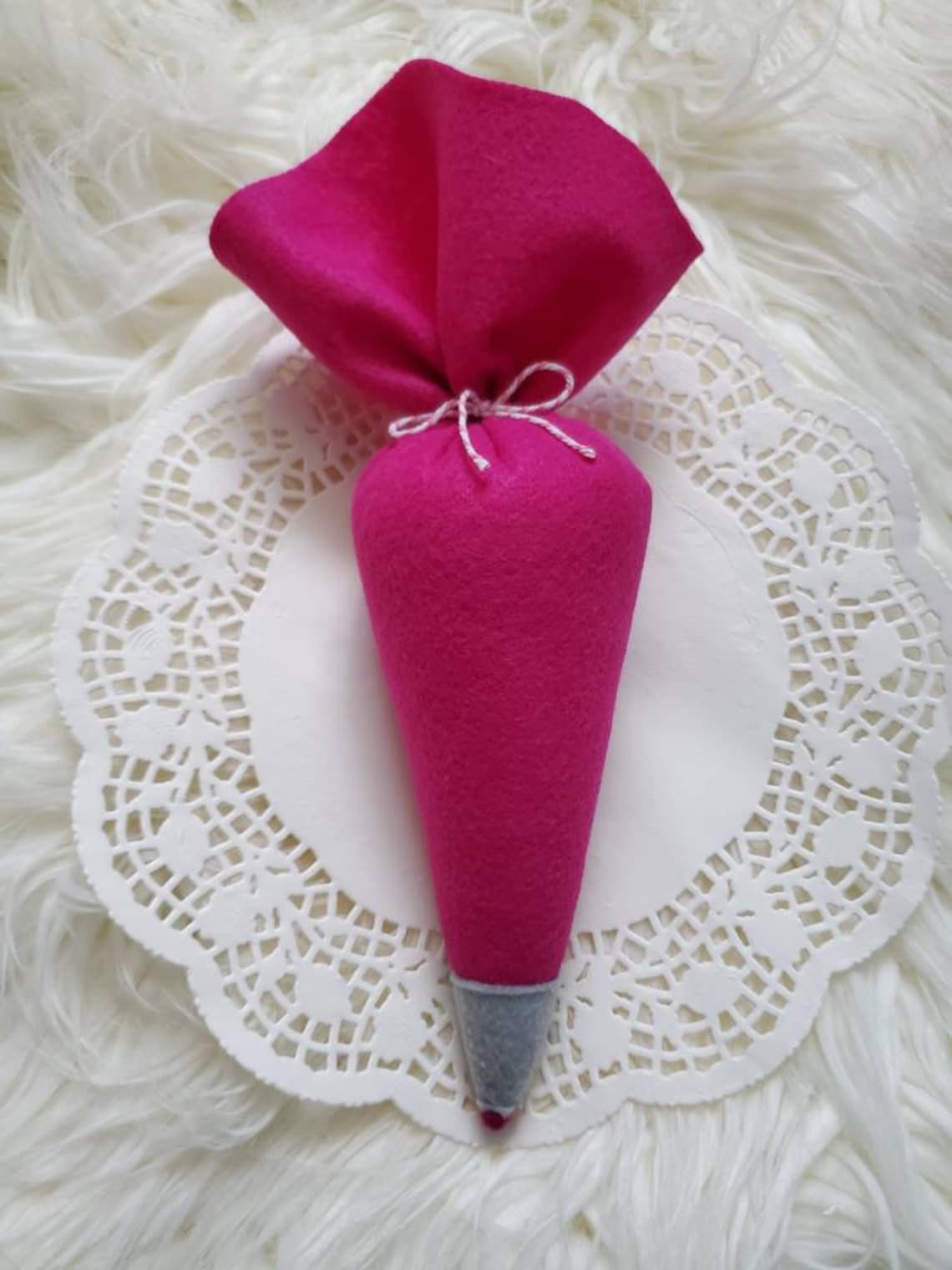 Felt piping bags felt baking set felt food pretend bakery | Etsy