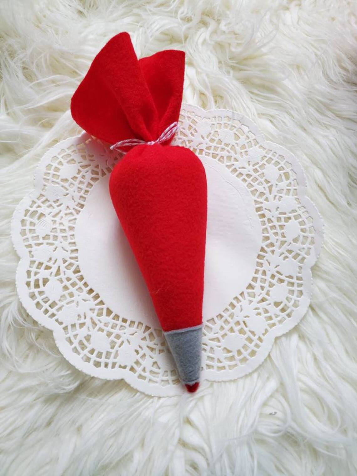 Felt piping bags felt baking set felt food pretend bakery | Etsy