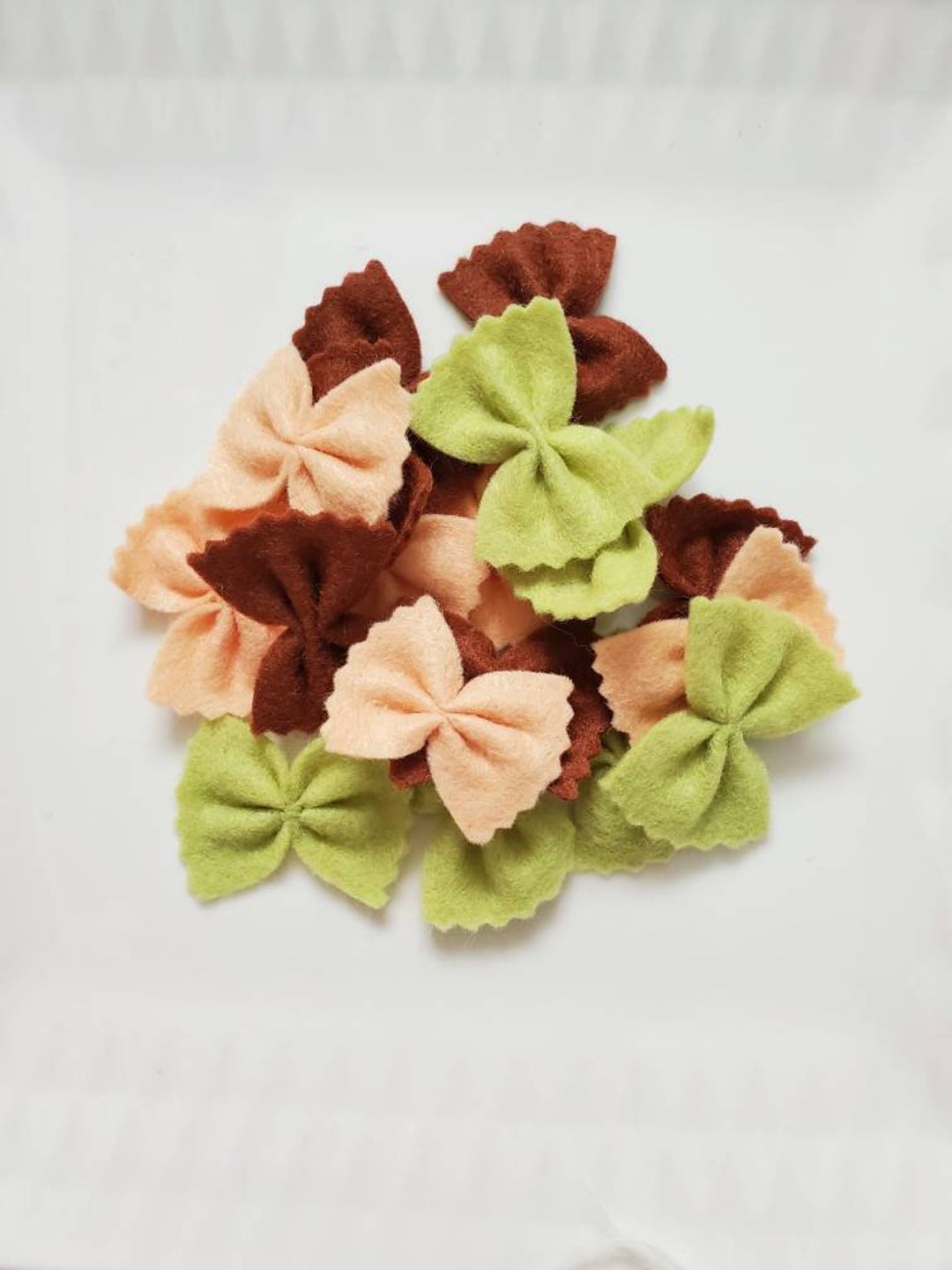 Felt Bow Tie Pasta , Felt Pasta , Felt Food ,felt Dinner Set - Etsy