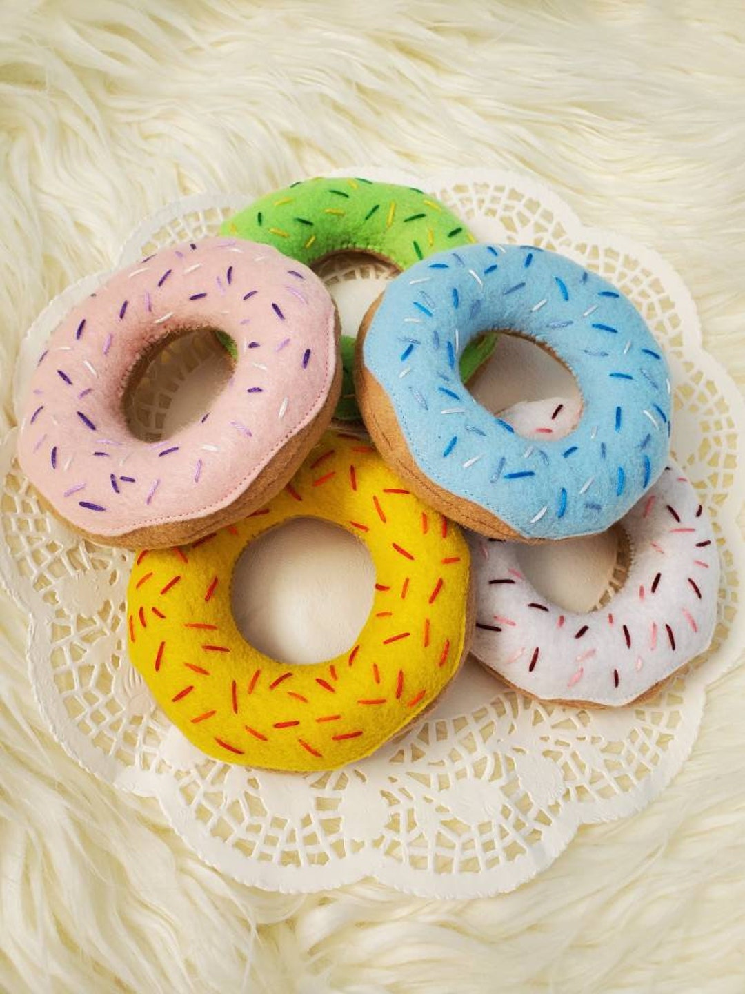 Felt Donuts , Pretend Donuts , Felt Food - Etsy