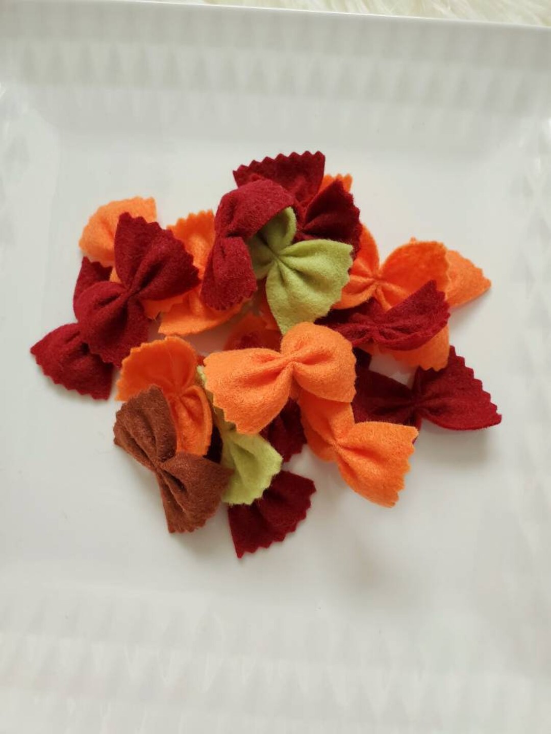 Felt Bow Tie Pasta , Felt Pasta , Felt Dinner Set, Felt Food - Etsy