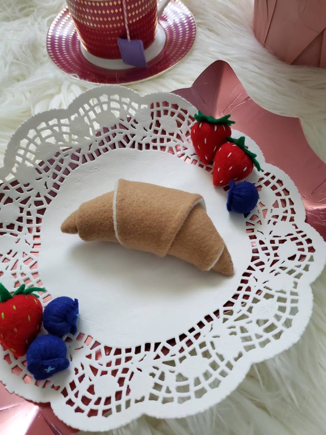 Felt Croissant Felt Desert Felt Food Felt Breakfast - Etsy