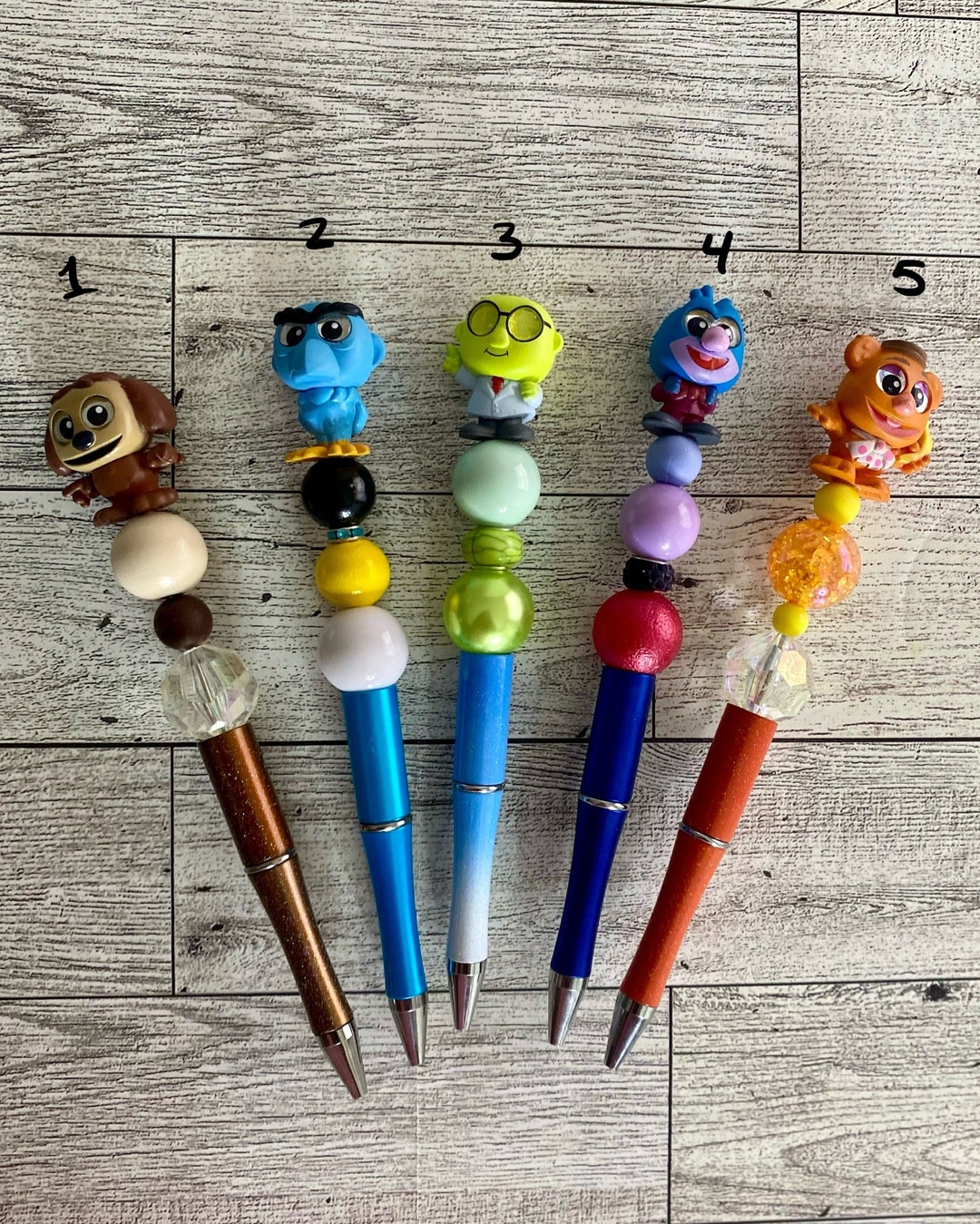 Custom Made Beaded Pens, Ballpoint Pens, Beadable Pens, Character Pens ...