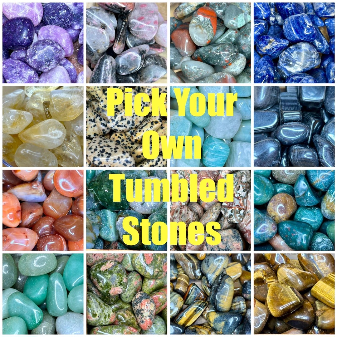 Pick Your Own Stones, Crystal Choice - Variety Quality Tumbled Crystals ...