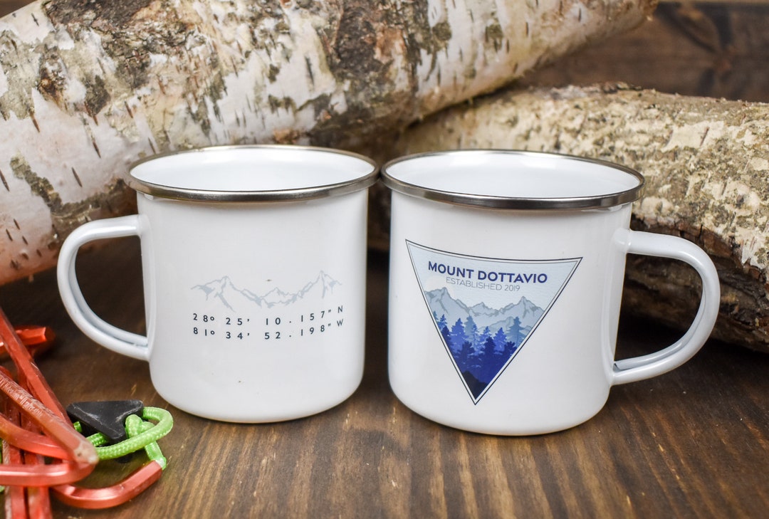Custom Mountain Camping Tin - Camping Wedding Gift - Personalized ...