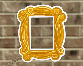 FRIENDS Yellow Frame Vinyl Decal Sticker FRIENDS Vinyl Sticker FRIENDS ...