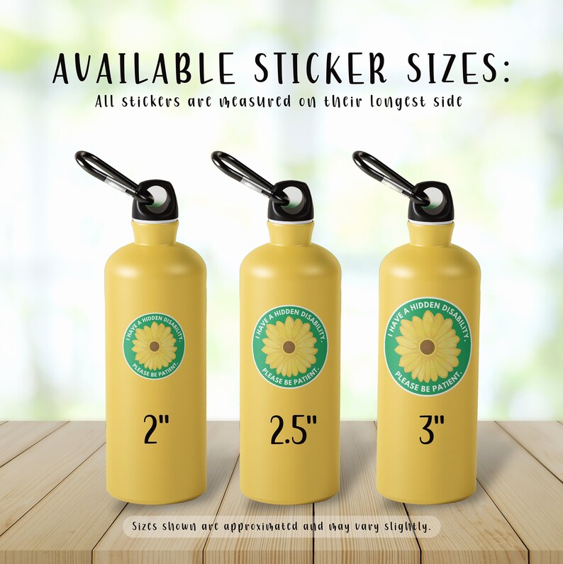 Hidden Disability Awareness Sticker, Waterproof Sticker, Mental Health ...