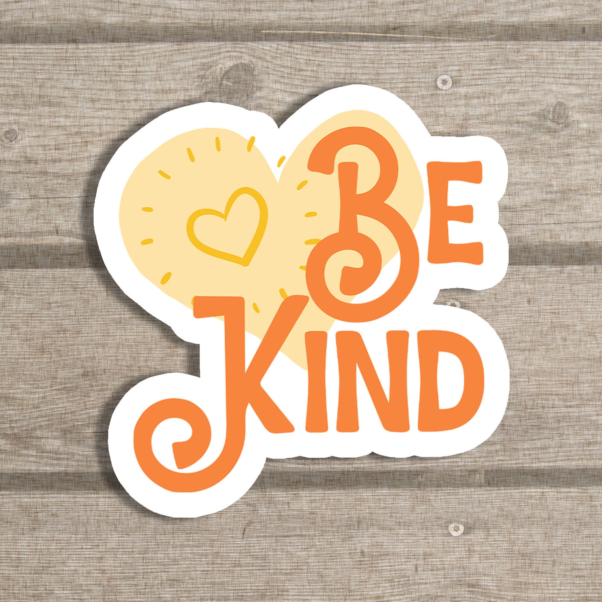 Be Kind Sticker Kindness Sticker Positivity Sticker - Etsy
