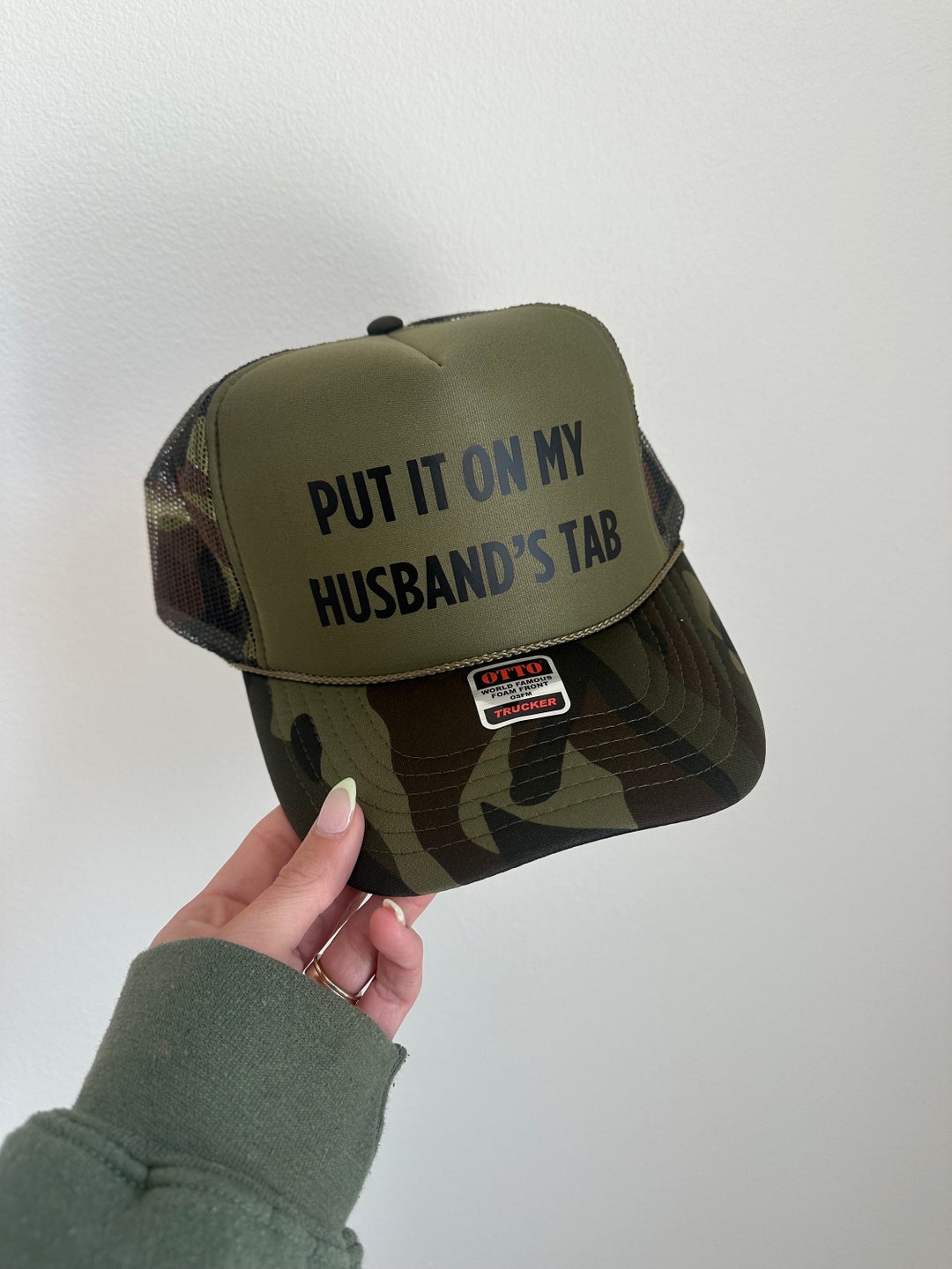 Small Misprint Put It on My Husbands Tab Trucker Hat - Etsy