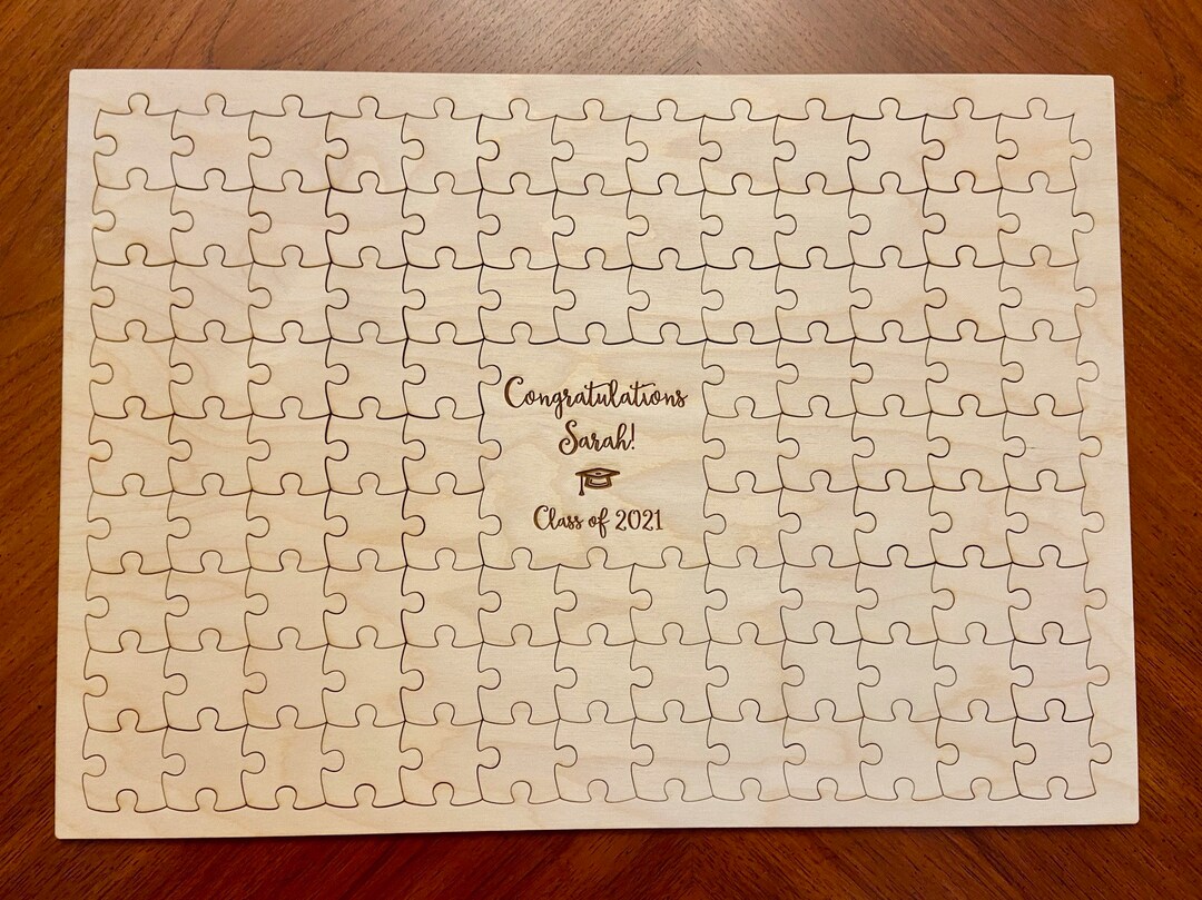 Graduation, Retirement, Wedding, Anniversary Guestbook Puzzle - Etsy