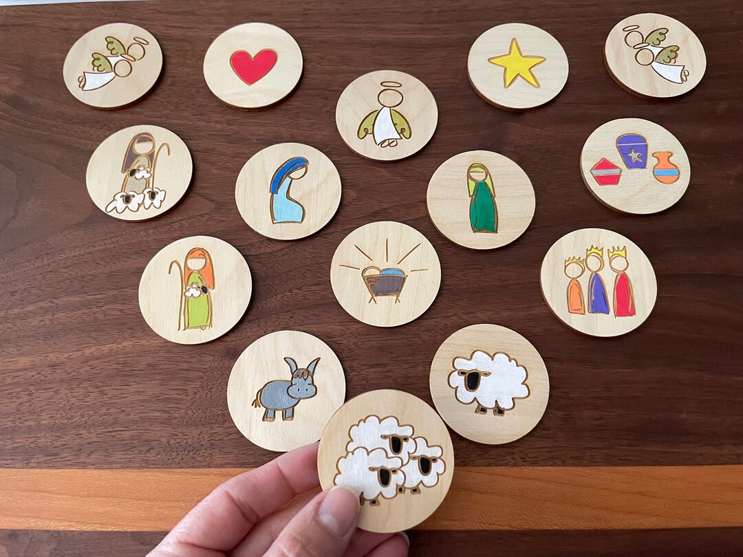 Nativity Story Starters- DIY Hand-painted Gift, Teaching, & Activity ...