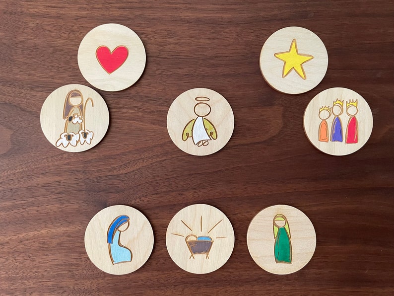 Nativity Story Starters- DIY Hand-painted Gift, Teaching, & Activity ...