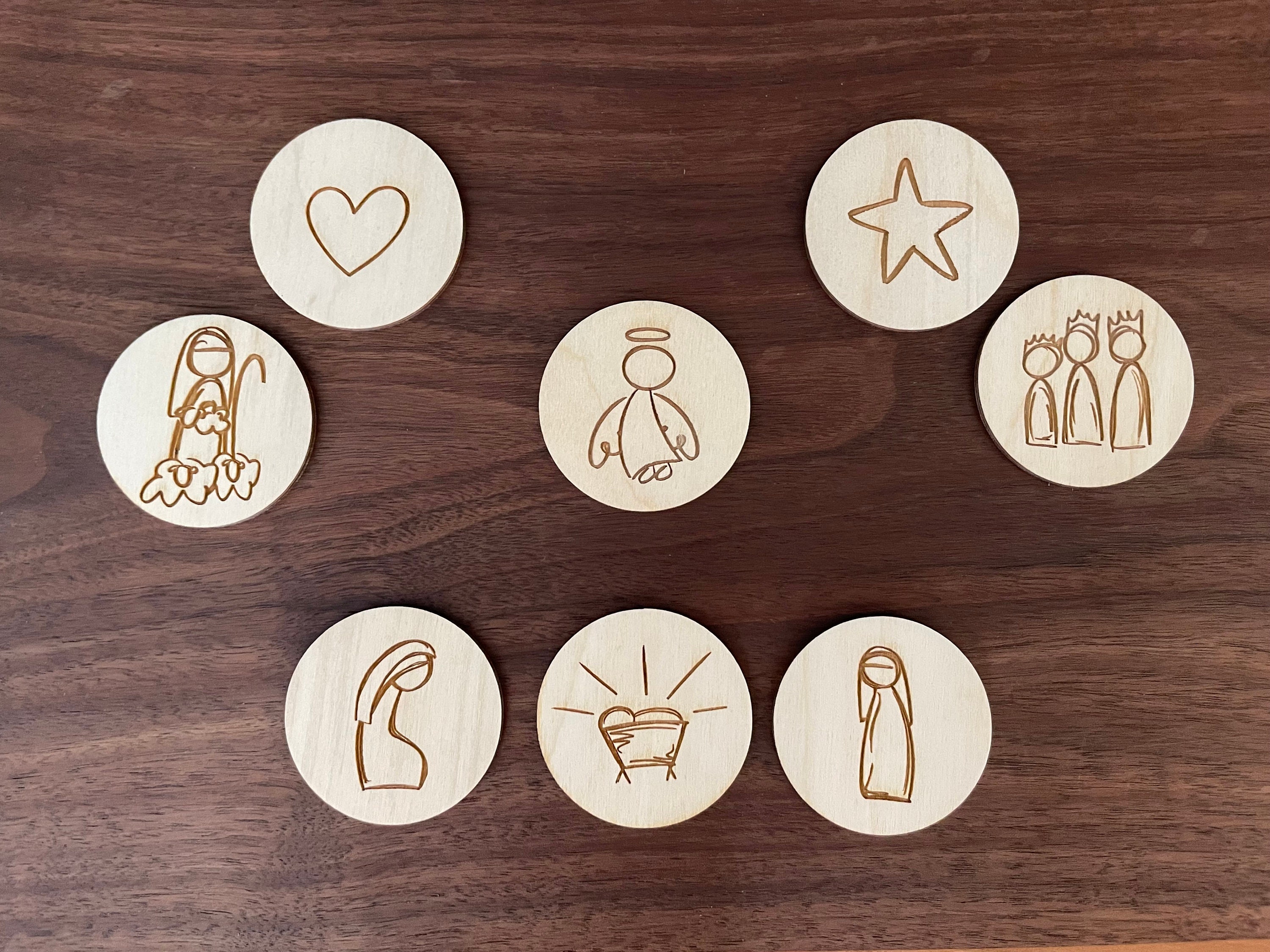 Nativity Story Starters- DIY Hand-painted Gift, Teaching, & Activity ...