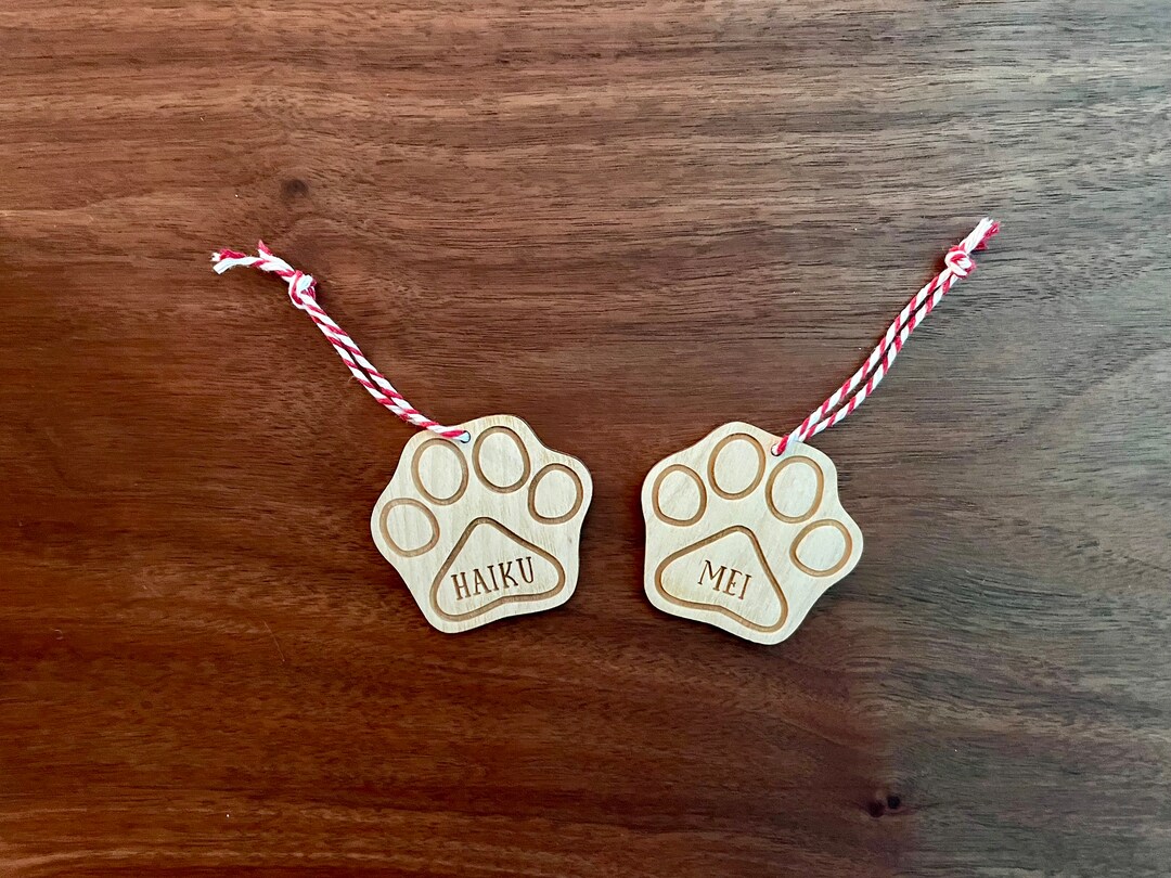 Personalized Cat Stocking Tags, Mini Ornaments, or Christmas Tags - Etsy