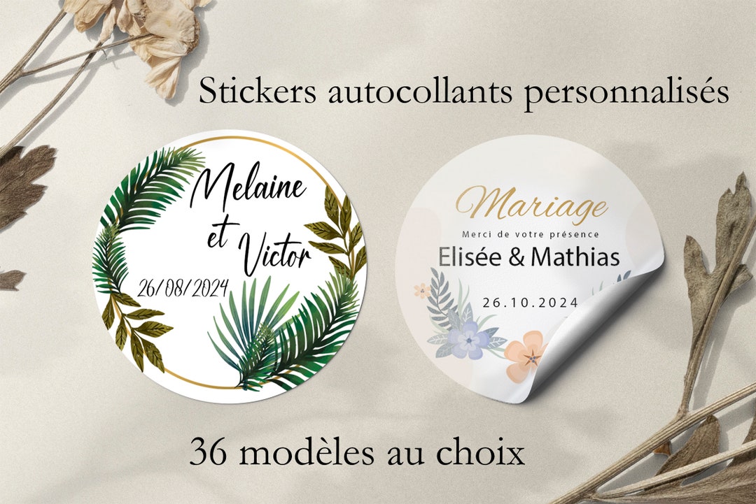 Étiquettes autocollantes personnalisées : Stickers uniques - Etsy France