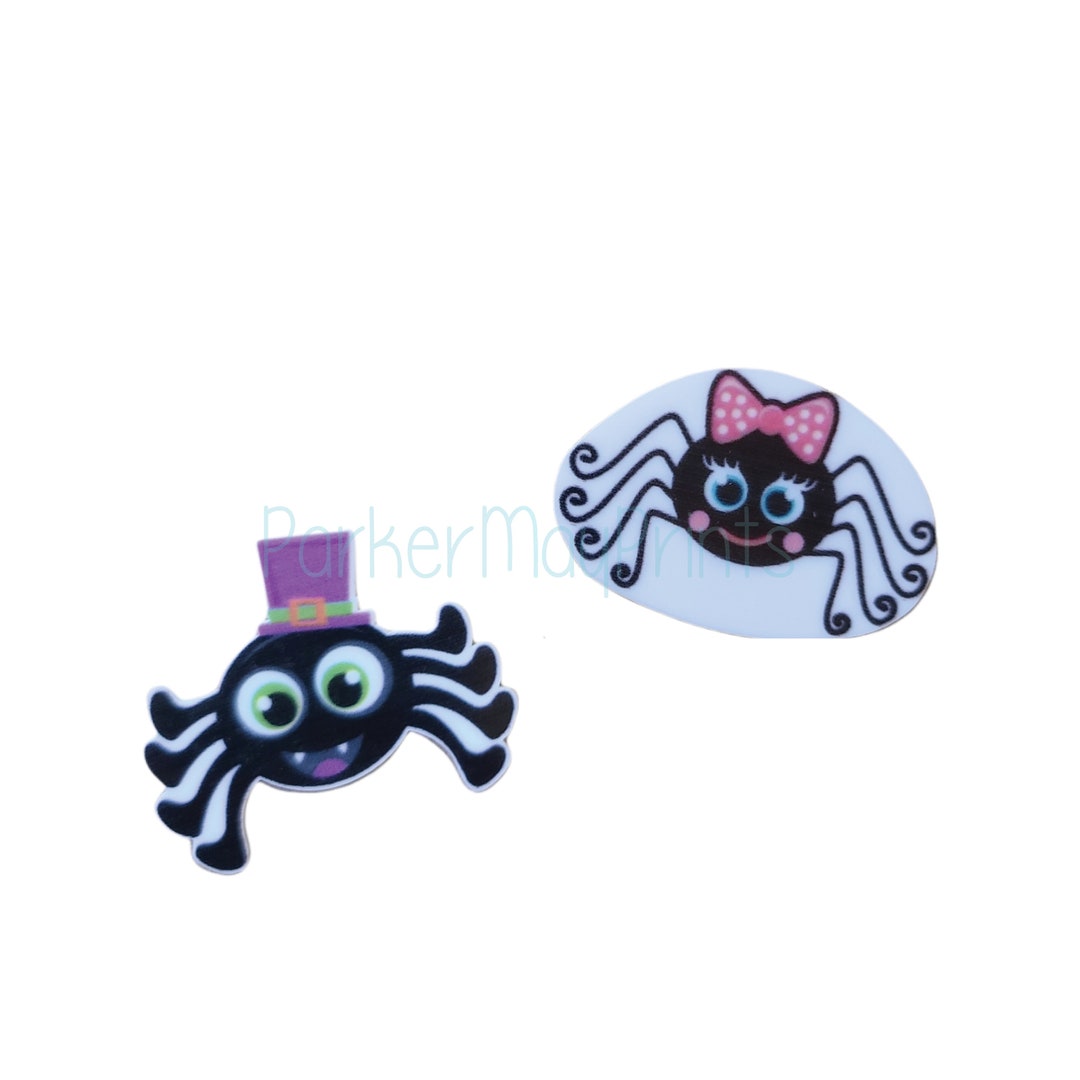 Spiders Planar Resin | Spider Cabochon | Flatback | Spider Accessories ...