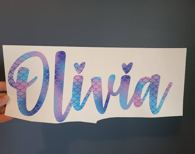 Glitter Name Decal Glitter Name Sticker Glitter Decal Wine Glass Decal ...