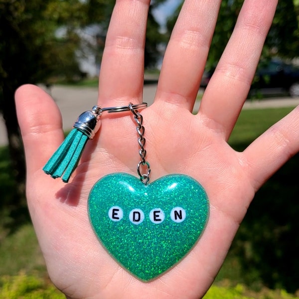 Resin Keychain - Etsy