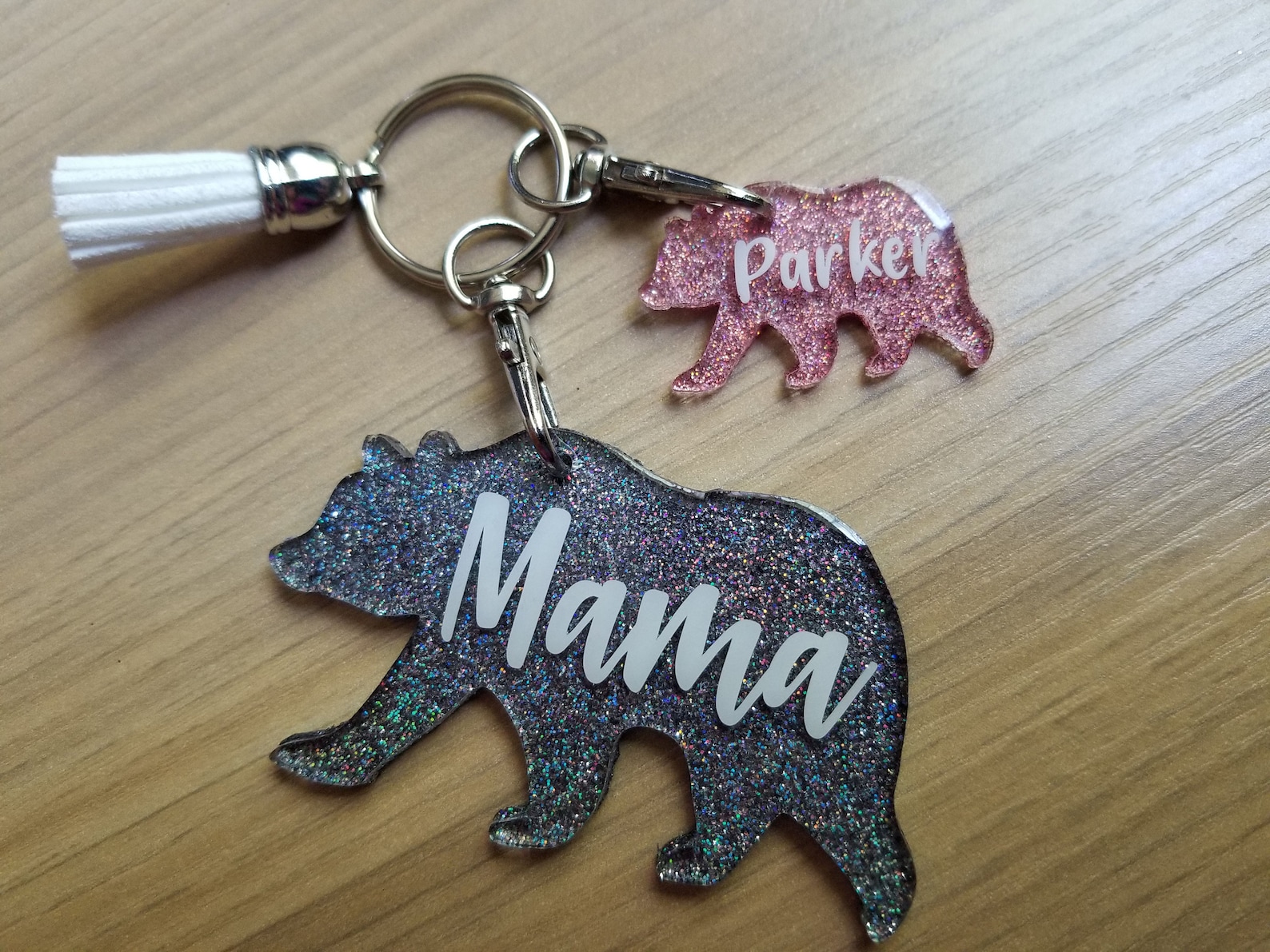 Mama Bear Keychain | Mama Bear Keychain With Cubs | Mothers Day ...