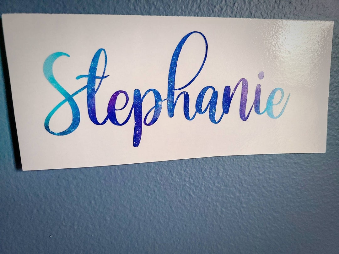 GALAXY NAME DECAL | Galaxy Name Sticker | Galaxy Decal | Wine Glass ...