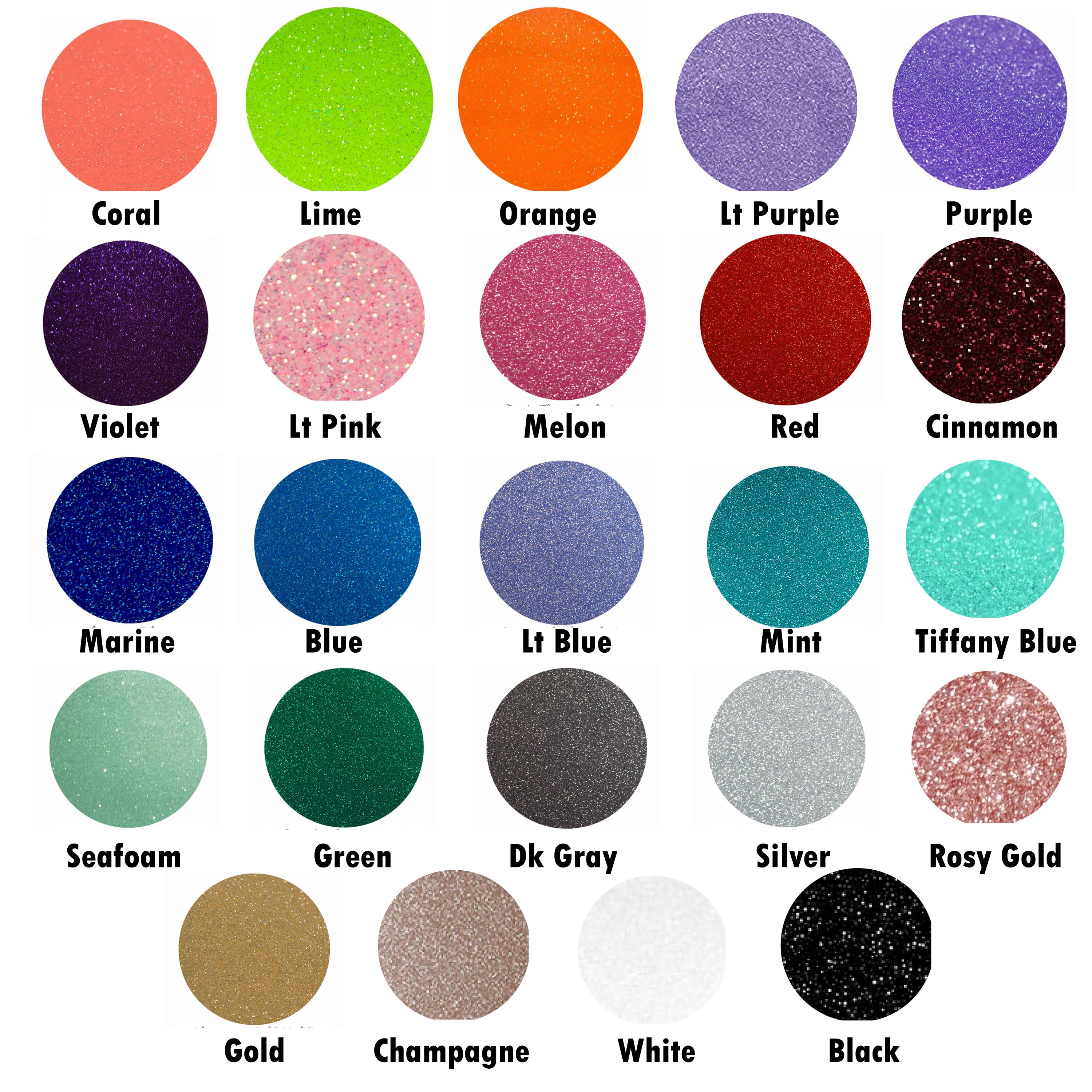 Two Color Glitter Name Decal | Glitter Name Sticker | Glitter Decal ...