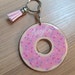 PERSONALIZED DONUT KEYCHAIN Donut Keychain Gift for Her Donut Lover ...